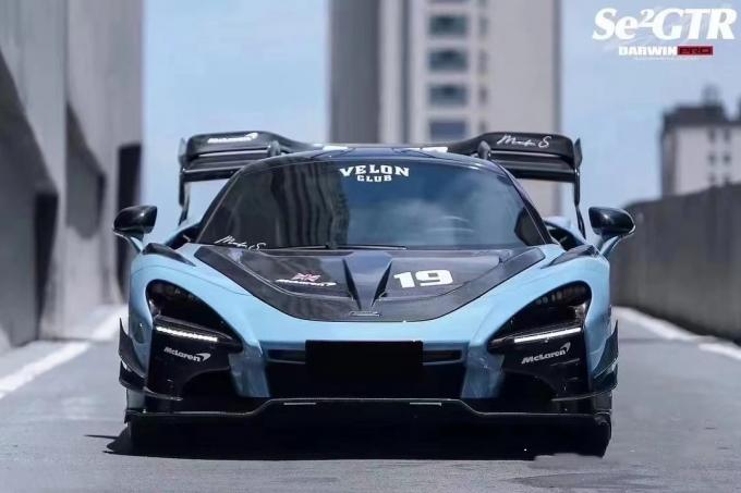 GTR Style 720s Wide Body Kit Mclaren Senna Body Kit Front Bumper Carbon ...