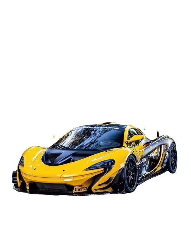 For McLaren P1 Body Kit P1 Upgraded GTR Style Front and Rear Bumper ...