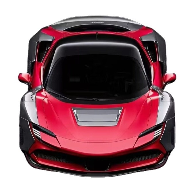 SF90 Ferrari Carbon Body Kit 2021 Widebody Kits ZE Style Wheel Arch